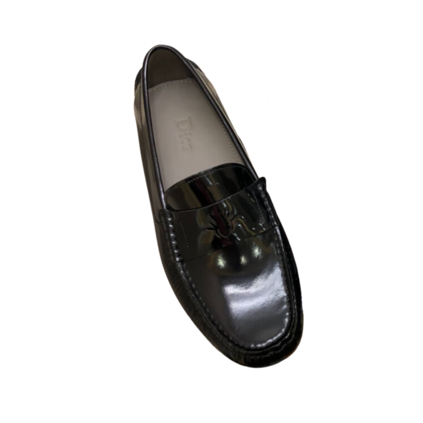 Dior Homme Bee Loafer Black Patent For Men - DAAXIO.US