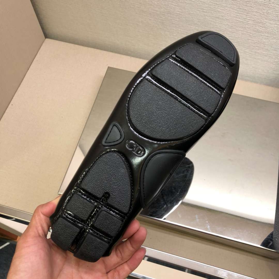 Dior Homme Bee Loafer Black Patent For Men - DAAXIO.US