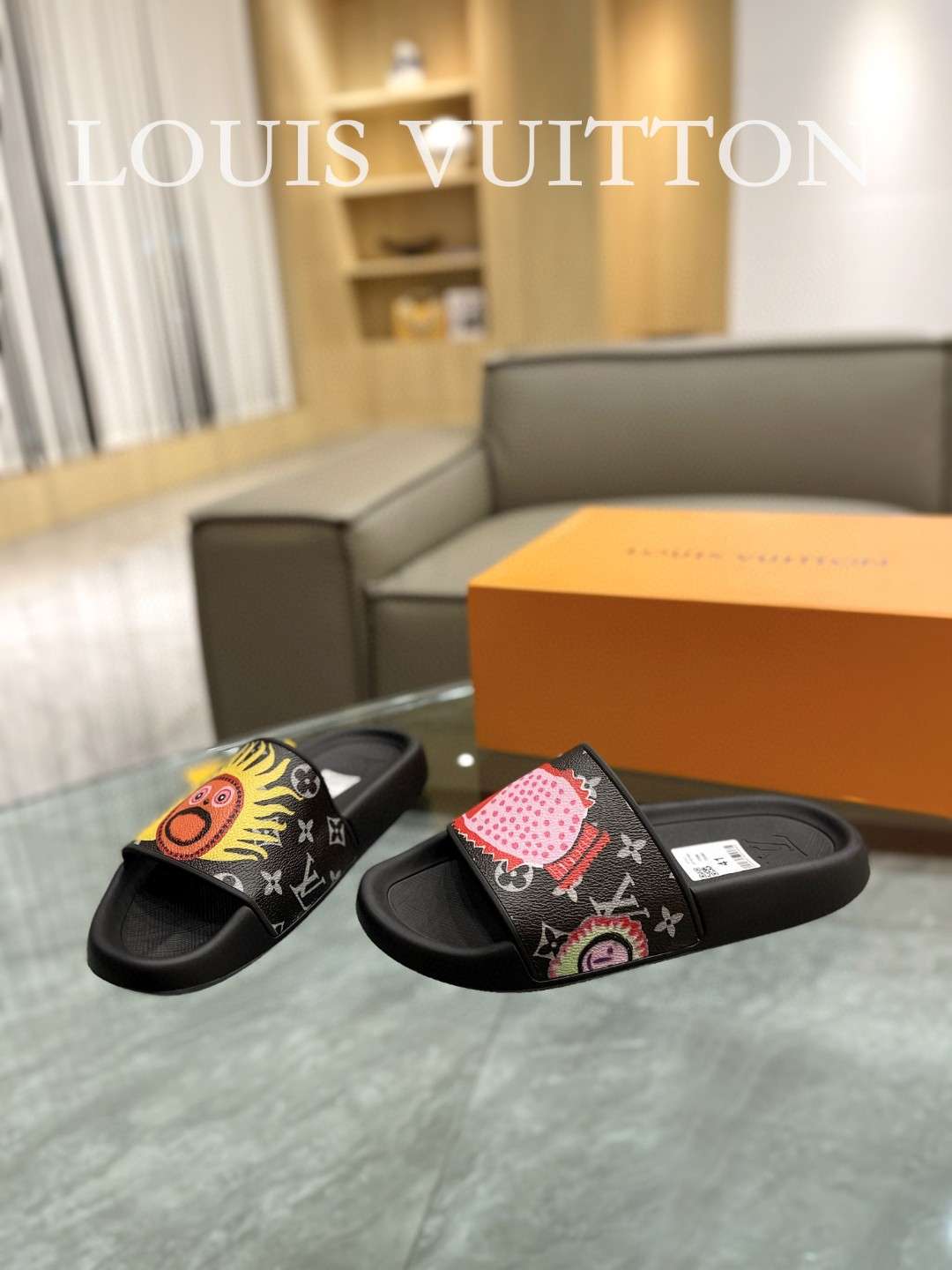 Louis Vuitton Waterfront Mule Black For Women - Daaxio