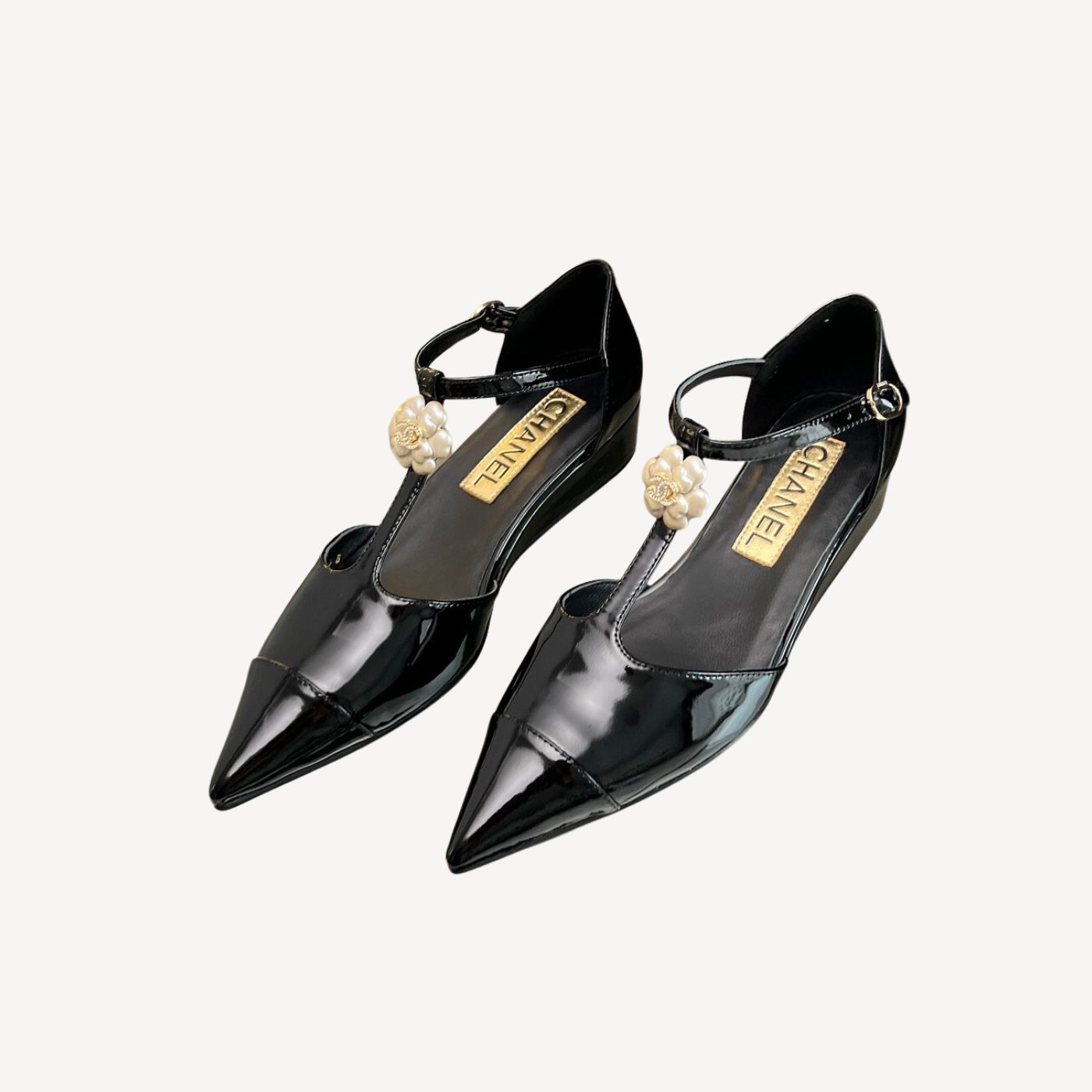 Chanel Flower Patterns Casual Black For Women - DAAXIO.US