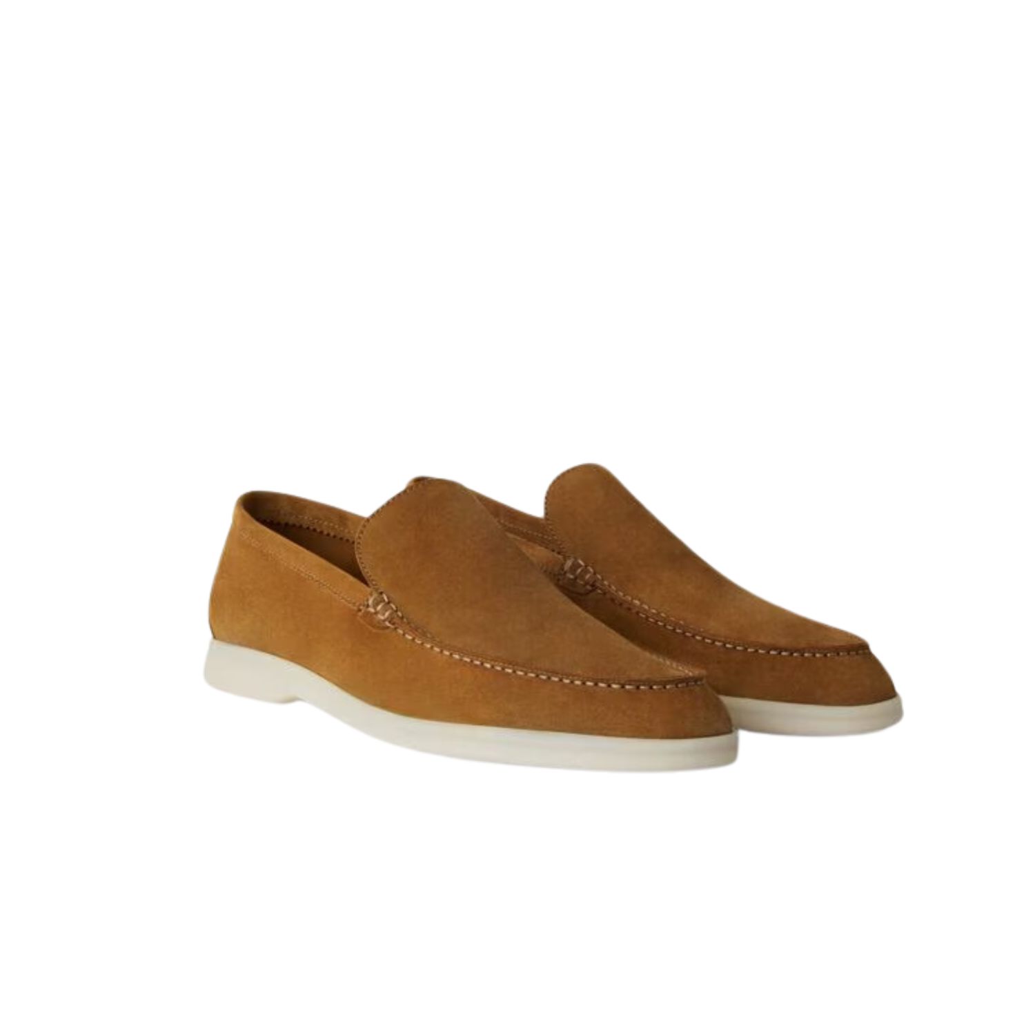 Loro Piana Summer Walk Loafers Brown For Men FAE8124 - DAAXIO