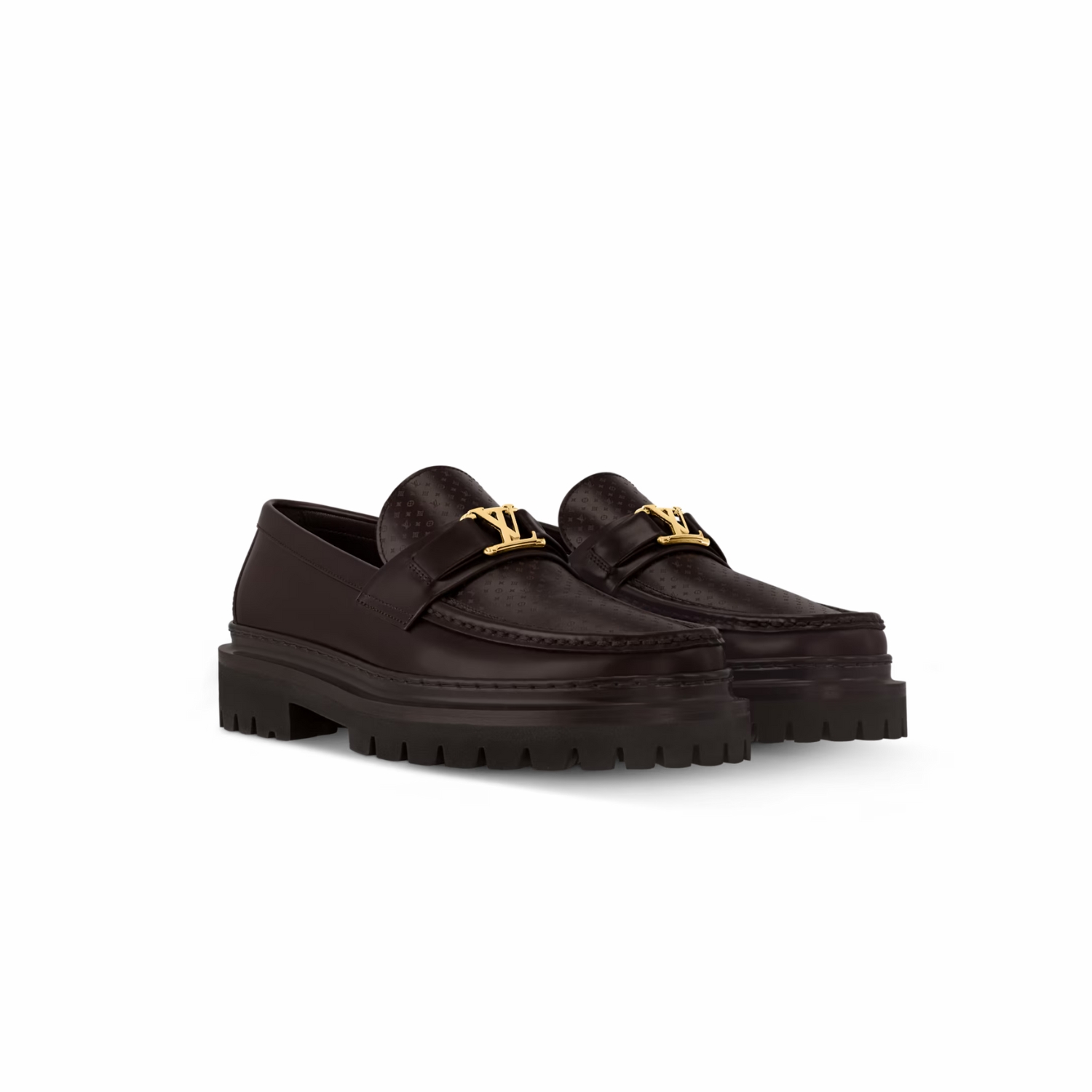 Louis Vuitton Major Loafer Brown For Men 1AHRGQ - DAAXIO.US