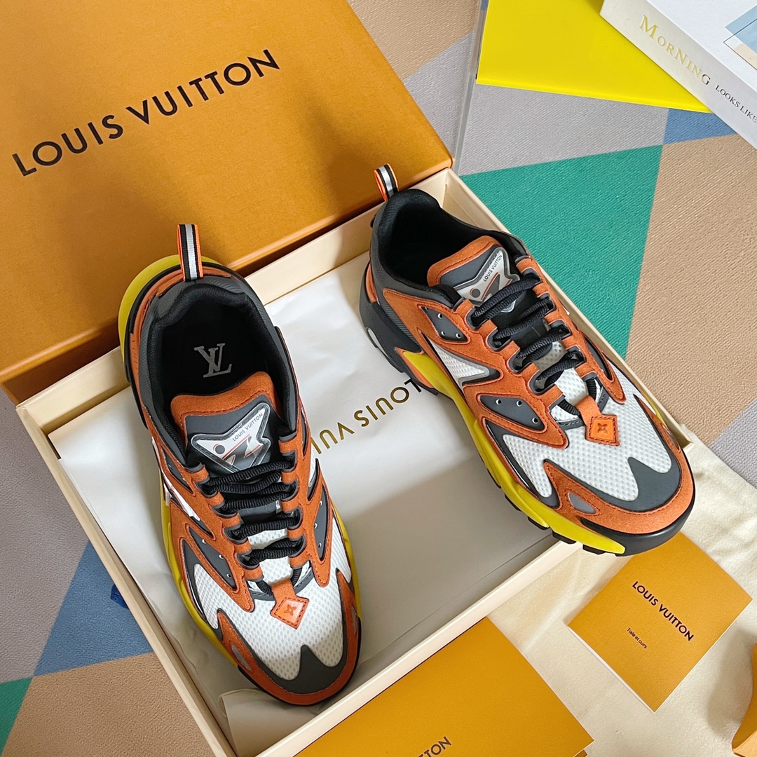 Louis Vuitton Men's LV Runner Tatic Sneaker Orange For Men LV - DAAXIO