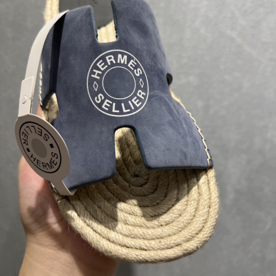 Hermes Old Espadrilles Blue For Men - DAAXIO.US